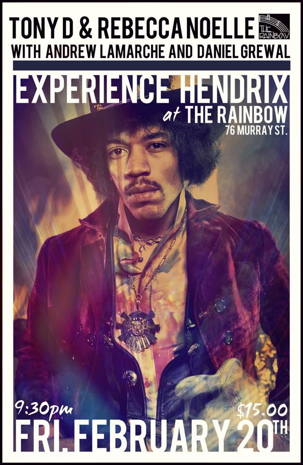 Hendrix Tribute – The Rainbow, Ottawa, ON – February 20/15 – Andrew ...