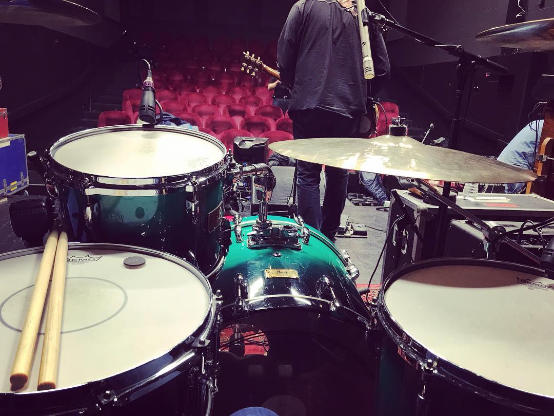 Nice Pearl Masters Custom kit backline for tonight. – Andrew Lamarche ...